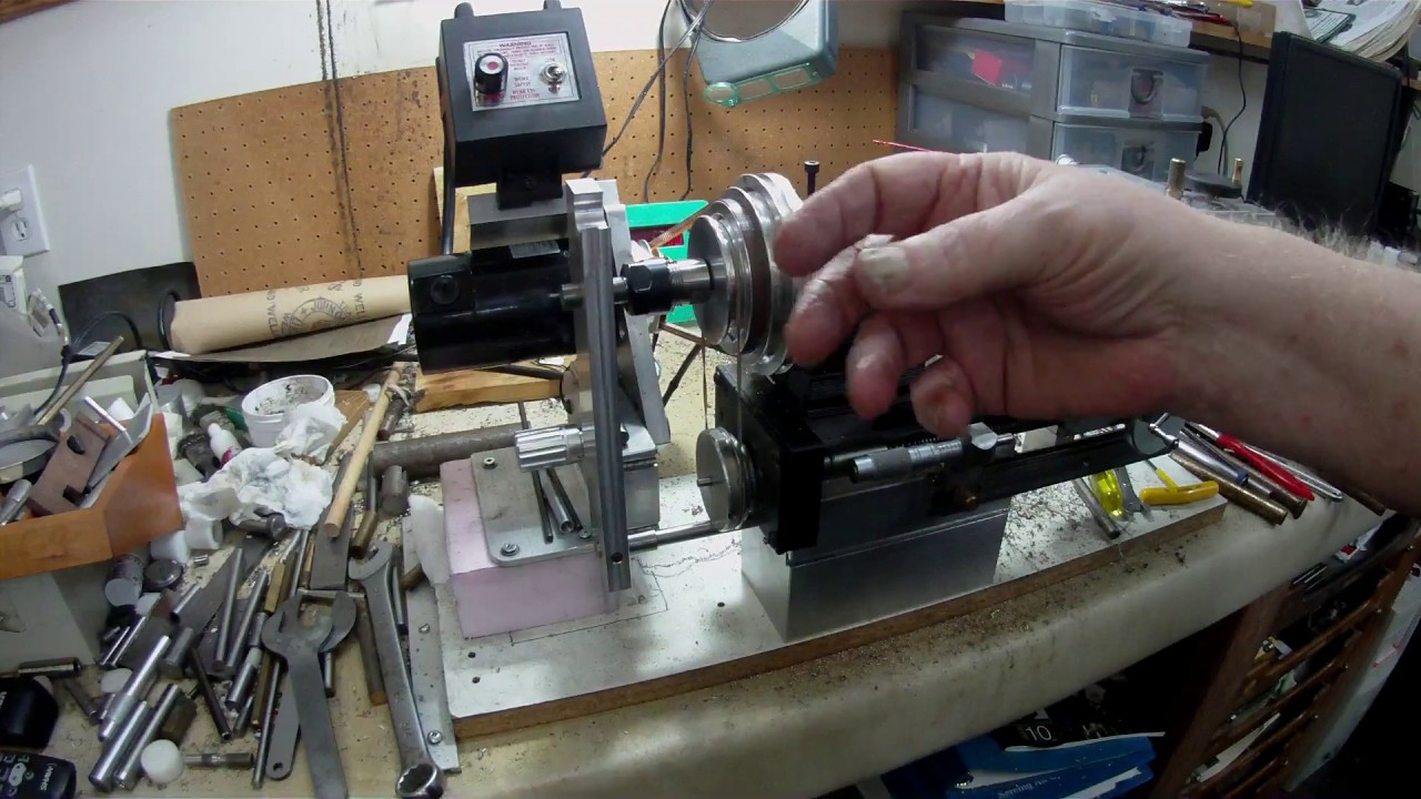 FILE0017 Building a threading accessory for the Taig Lathe part 2 - YouTube