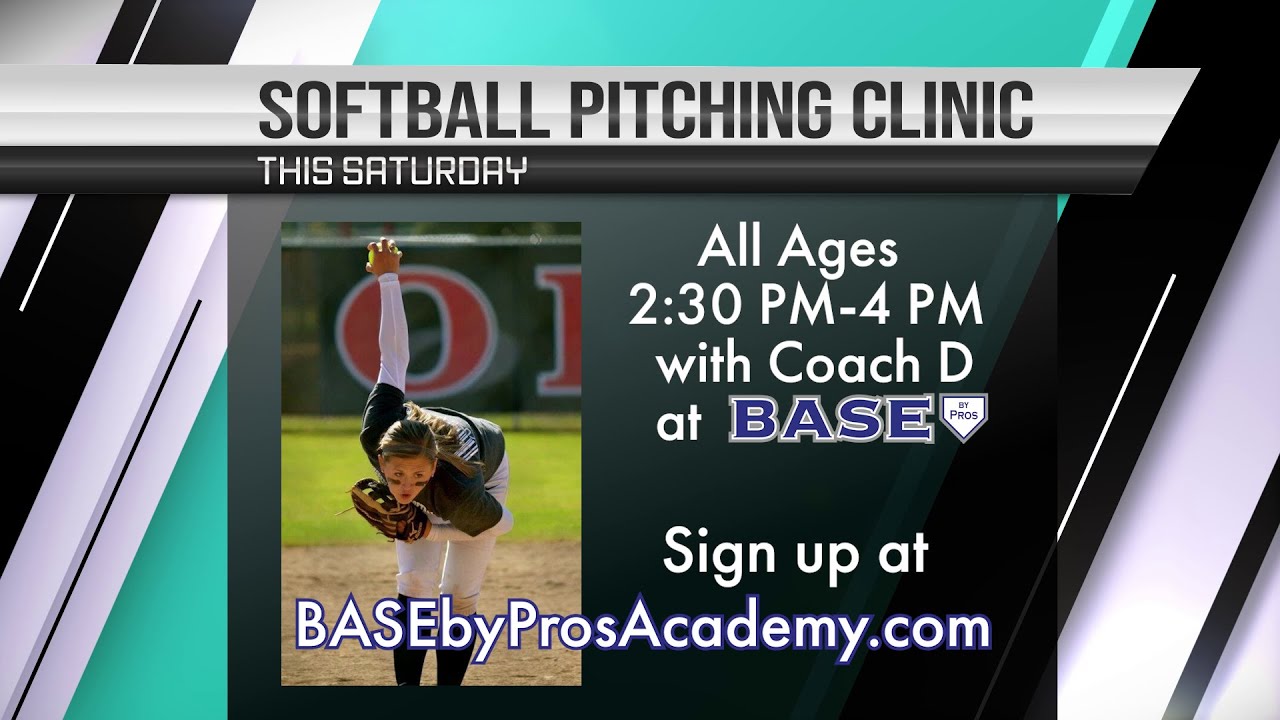 Softball Pitching Clinic This Saturday, April 17th - YouTube