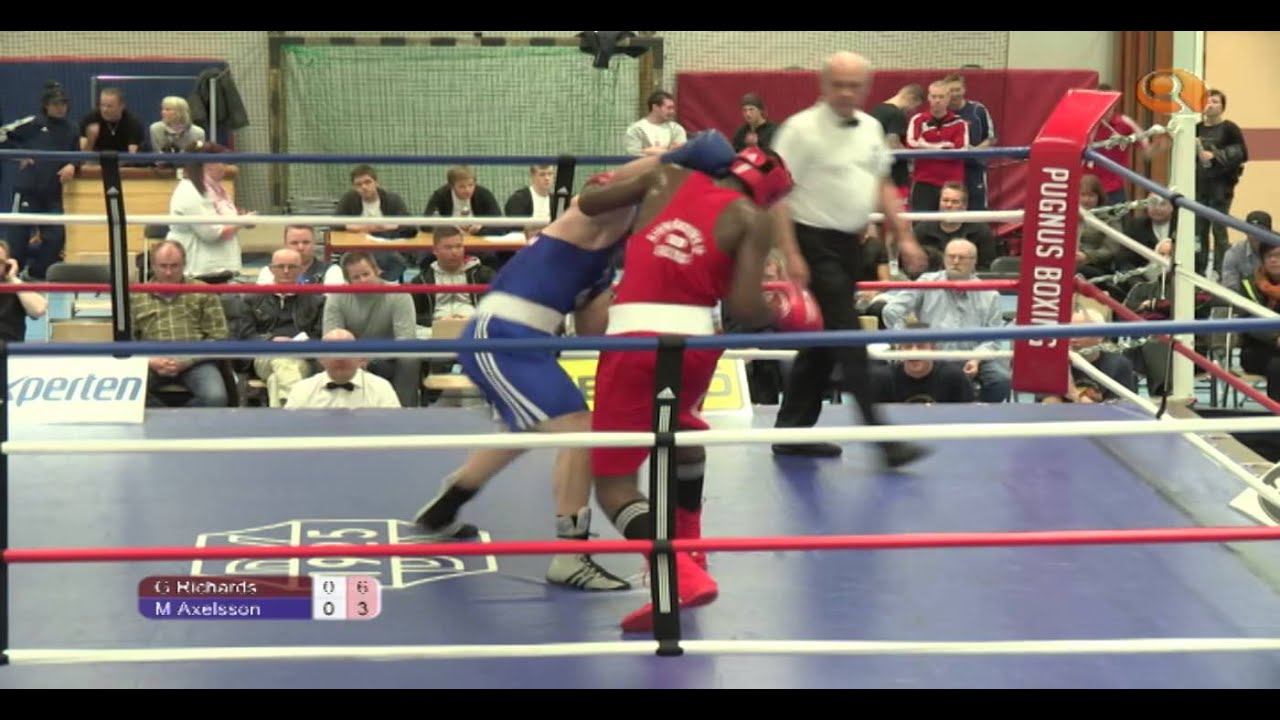 Boxning SM 2013 - Gabriel Richards vs Martin Axelsson - YouTube