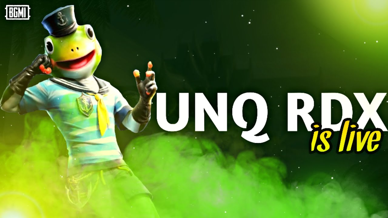BGMI live with UNQ RDX | let's do boom bam | Road to 1k subscriber's ...
