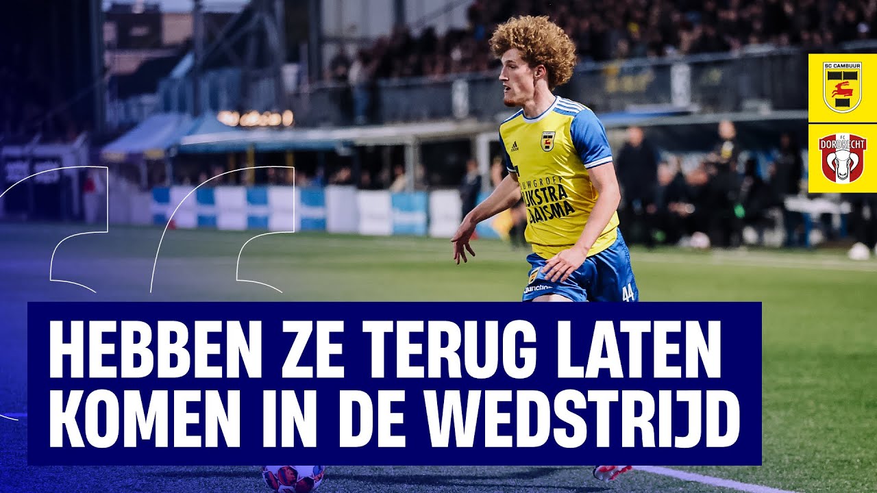 Doelpuntrijke remise ⚖️ | Nabeschouwing SC Cambuur - FC Dordrecht ⚔️ ...