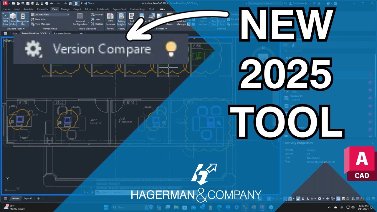 How to use Compare Tool in AutoCAD | AutoCAD Tips & Tricks - YouTube