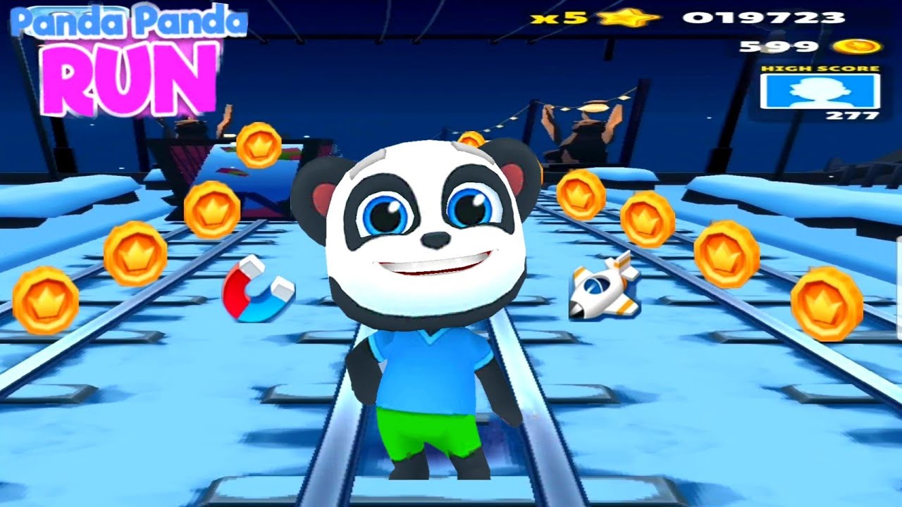 Panda Run Game : Fun with Panda | Android/iOS Gameplay HD - YouTube
