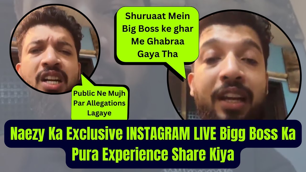 Neazy's Instagram Live | Bigg Boss OTT 3 Post-Show Buzz - YouTube