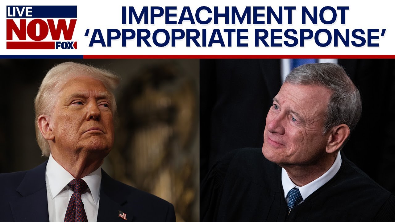 Chief justice rejects Trump's call to impeach judge over deportation ...