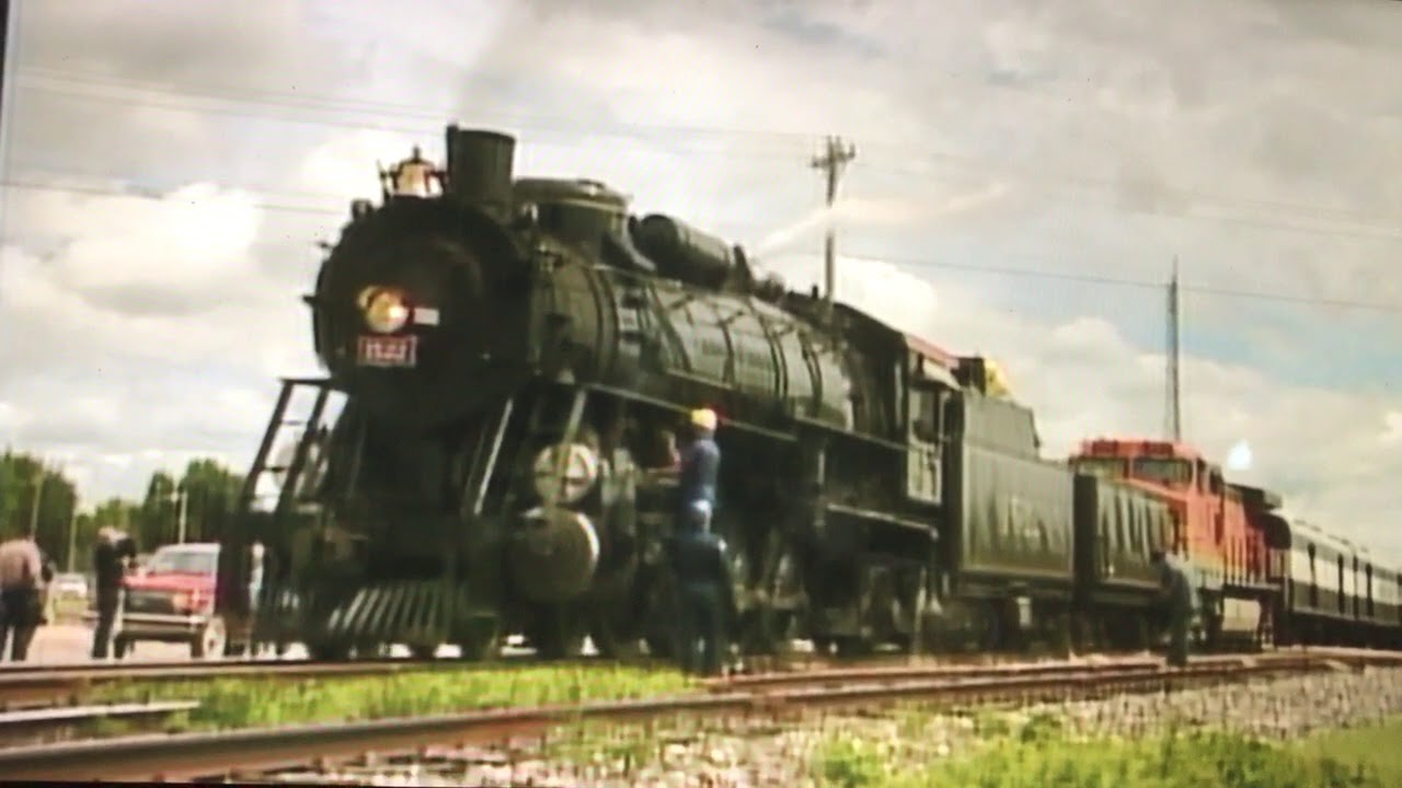 Frisco #1522 BNSF railroad employee excursion special - YouTube