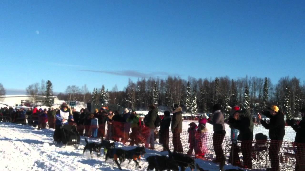 Rohn Buser Iditarod Restart - YouTube