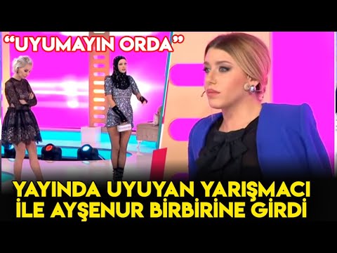 Ayşenur Balcı, Yayında Uyuyan Yarışmacı ile Kavga Etti! İşte Benim Stilim