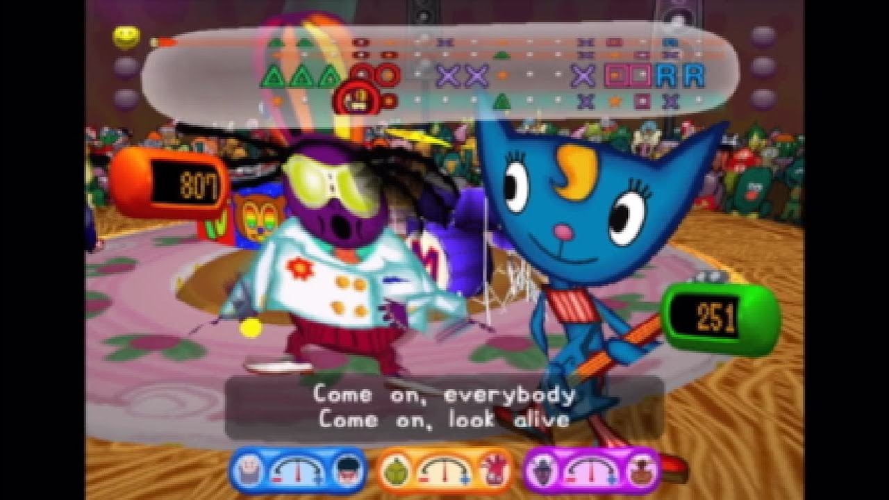 Parappa the rappa stage 8.🆚.4.difficulty - YouTube