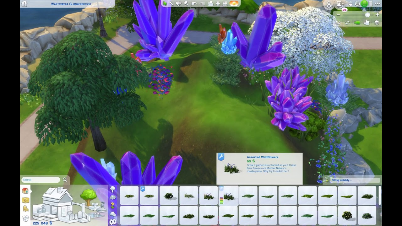 MAGICZNY PARK/ MAGIC PARK| The Sims 4| Speed Build - YouTube