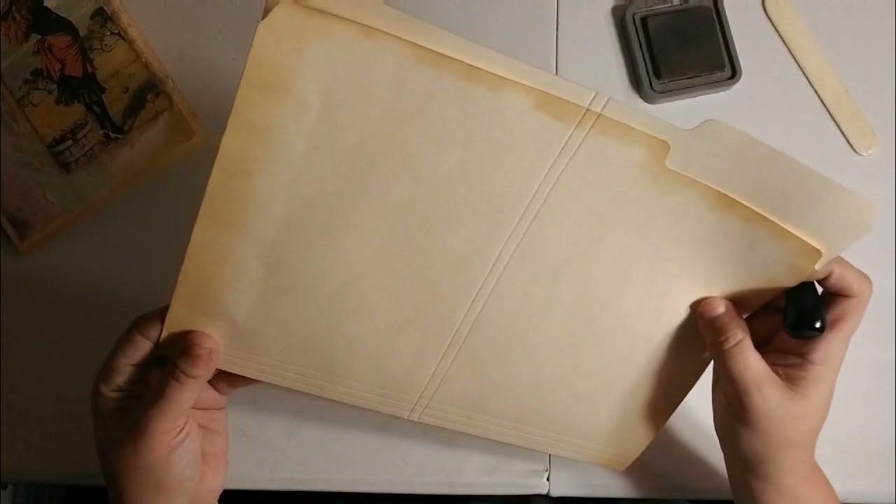 Suddenly Autumn File Folder Tutorial : Part One - YouTube