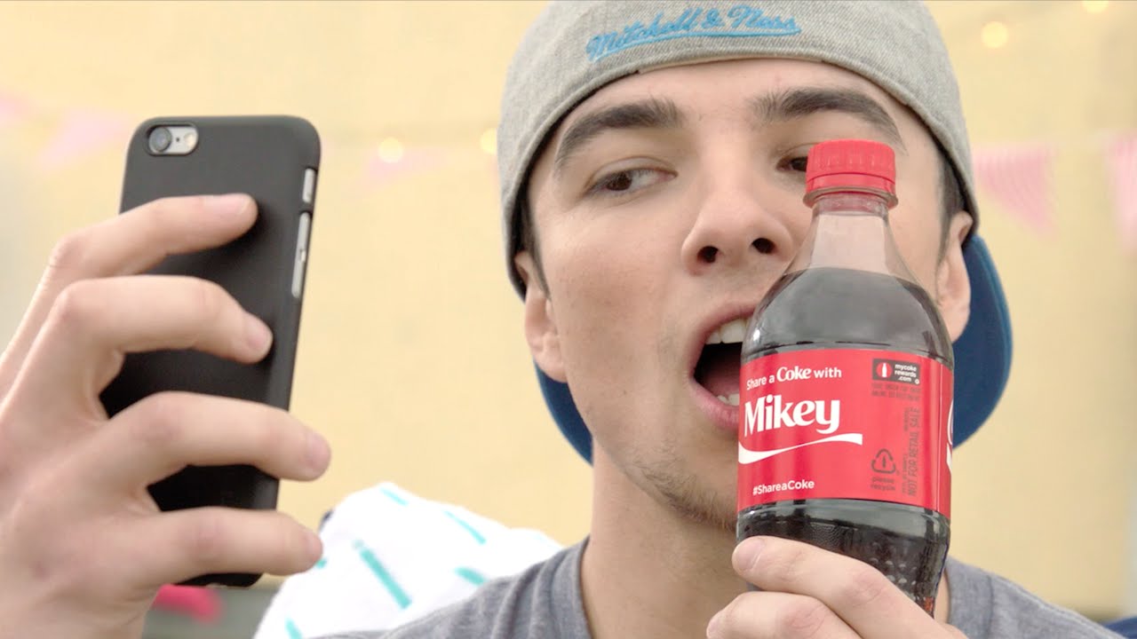 Share a Coke with Mikey Bolts (That's me) - YouTube