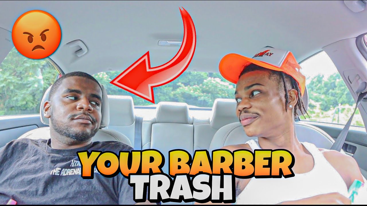TELLING AYEEMONT HIS BARBER IS TRASH 🤬💈 *GETS TENSE* - YouTube