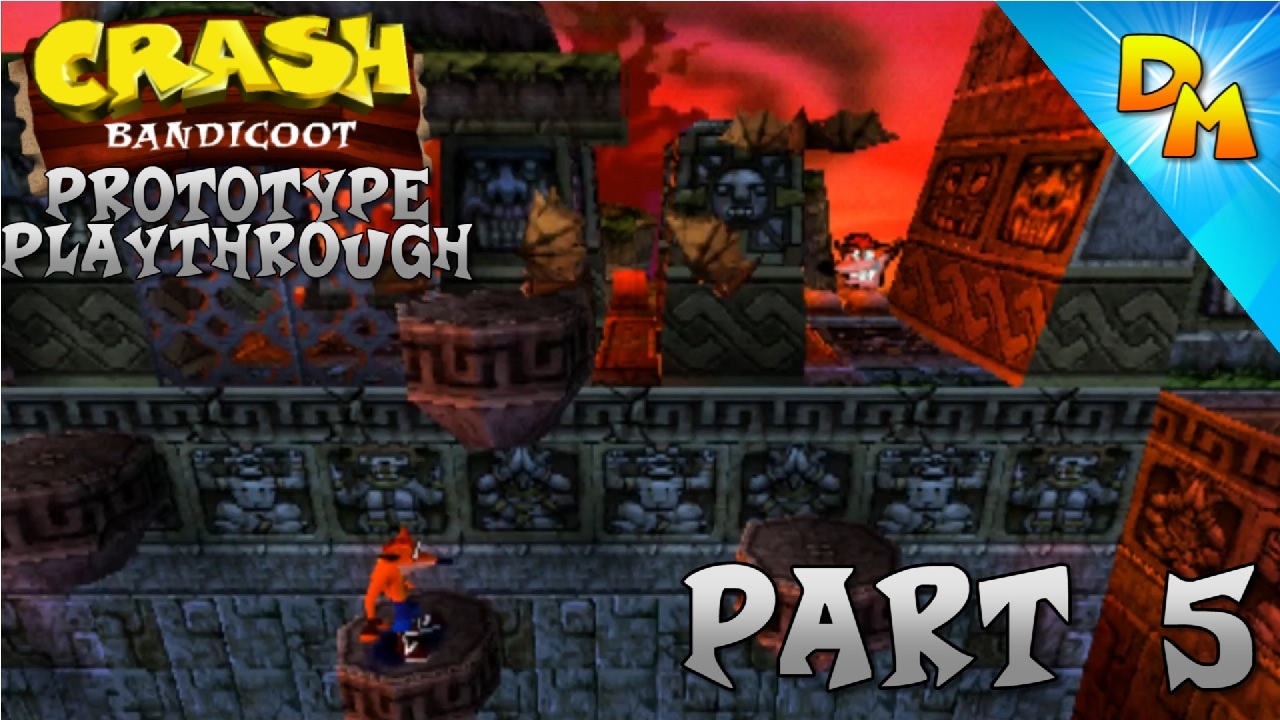 "Crash Bandicoot" Prototype Playthrough: Part 5 - YouTube