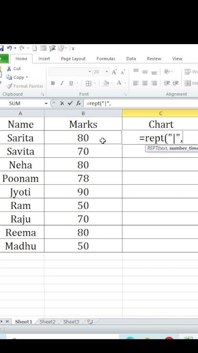 How to convert data into chart #exceltech #exceltips #excel # ...