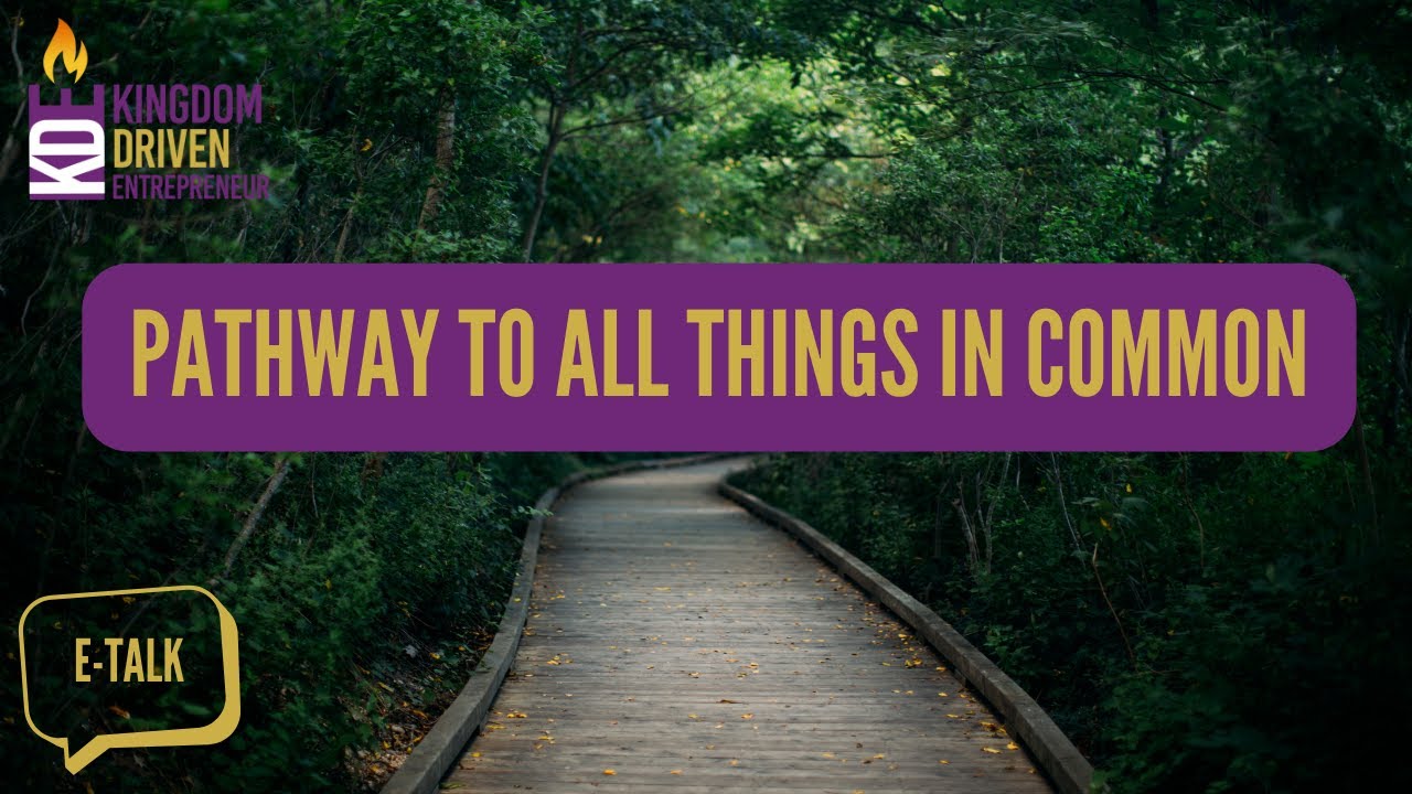E Talk: Pathway to all Things in Common - YouTube