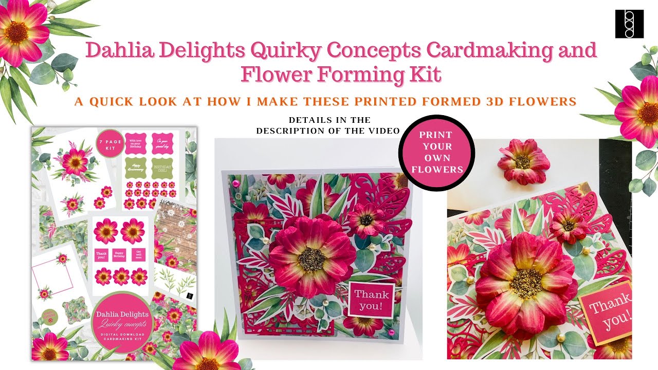 How to make your own printed flowers and flower forming techniques ...