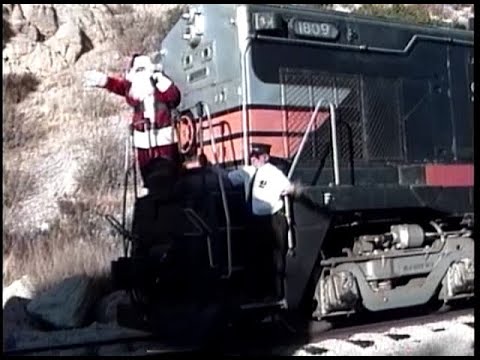 PSRM Santa train in 1995 - YouTube