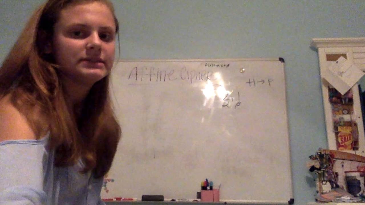 How to encrypt and decrypt the Affine Cipher. - YouTube