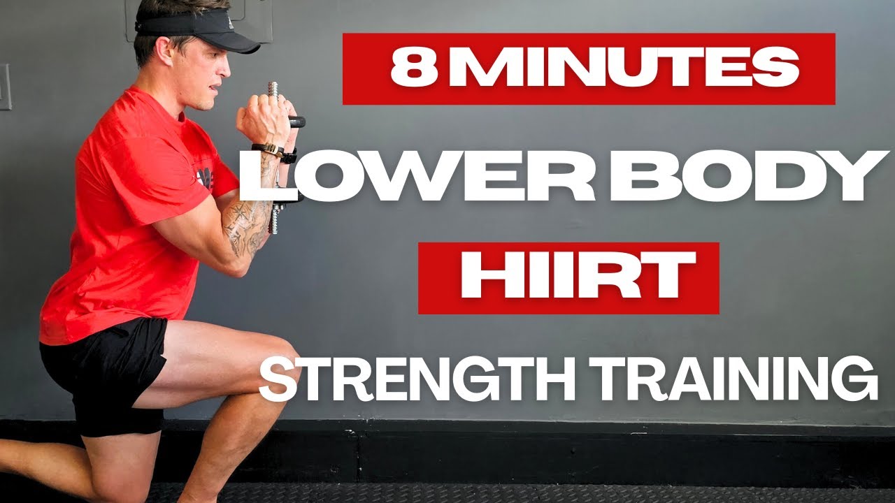 🔴 8 Minutes | HIIRT Lower Body Workout | Weighted Resistance and ...