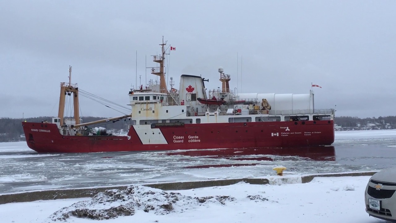 Edward Cornwallis Coast Guard Ice Breaker - YouTube