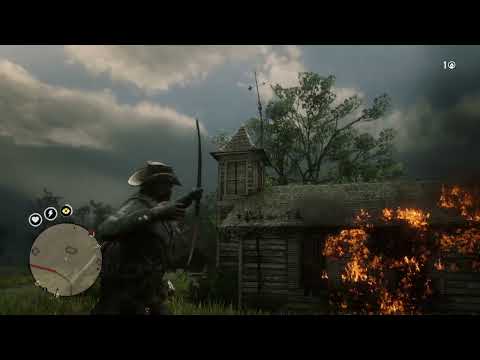 RDR2 Burning Down Pleasance - YouTube