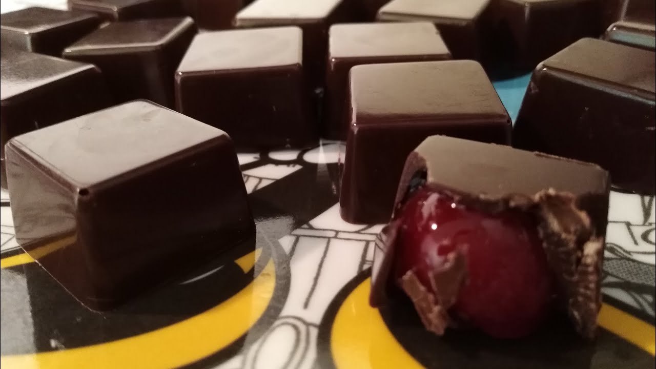 Chocolates rellenos con cereza para 14 de febrero/LAS RECETAS DE LUPITA ...