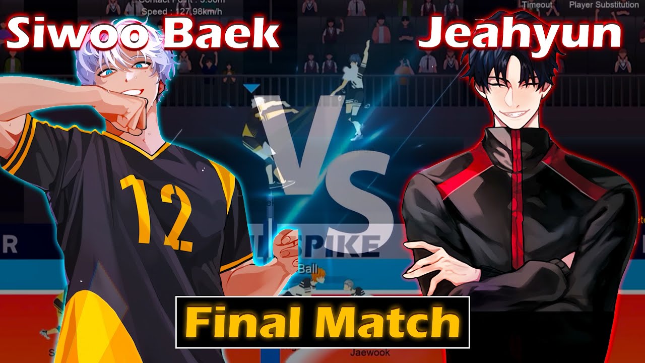 The Spike Volleyball !!3x3!! Siwoo Baek Vs Jeahyun Nam !! Final Match ...