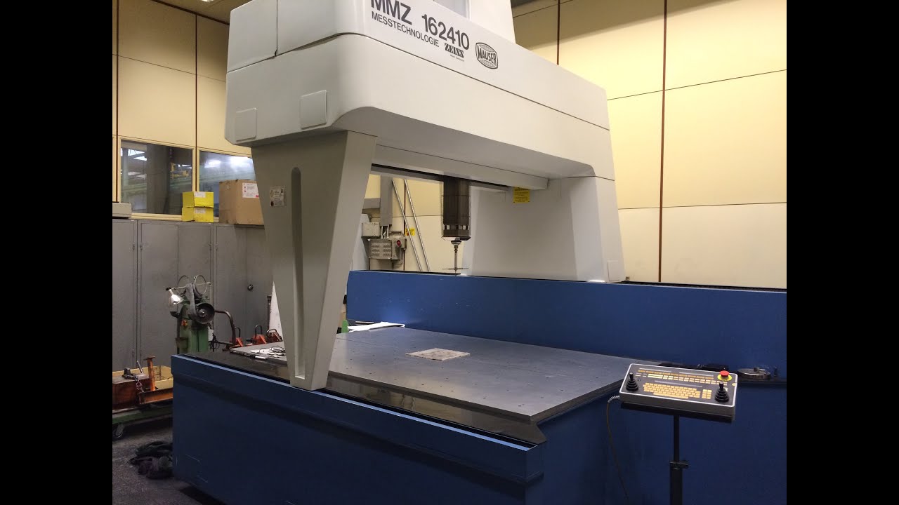 Coordinate measuring machine (CMM) Mauser Zeiss MMZ 162410 (sold) - YouTube