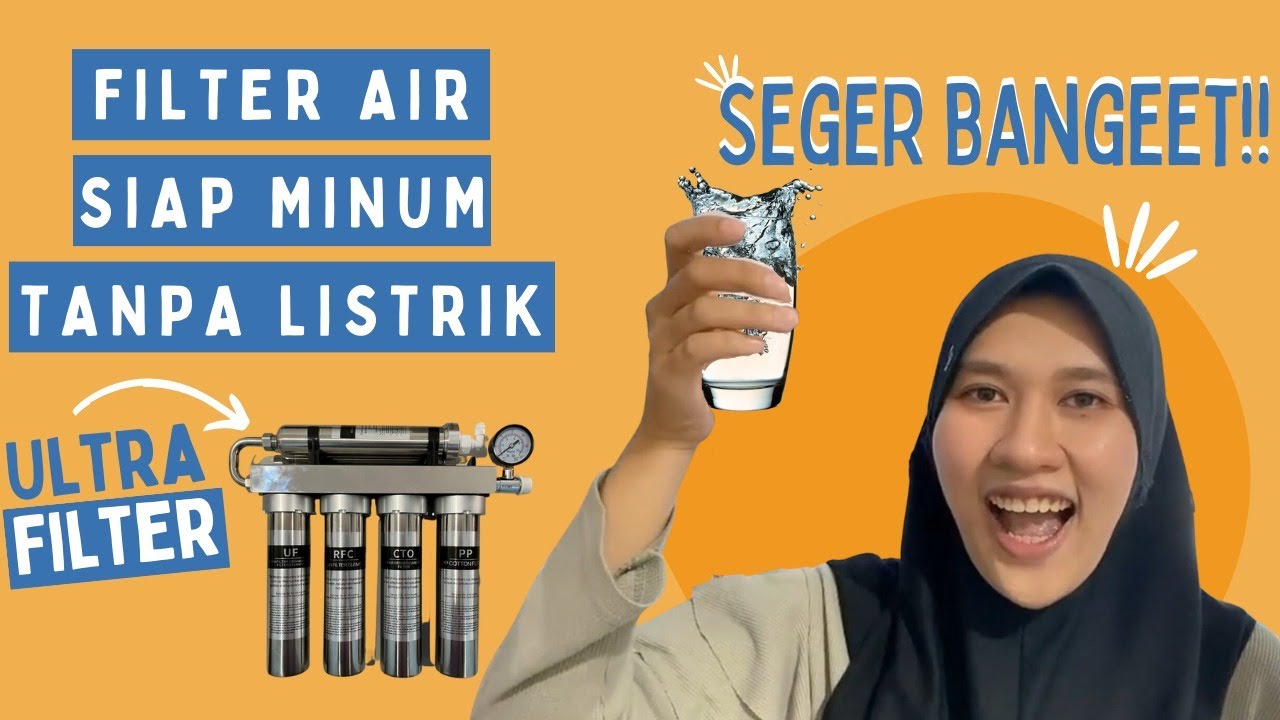 Ultra Filter Mesin Penyaring Air untuk Diminum Bebas Mikroba Virus dan ...