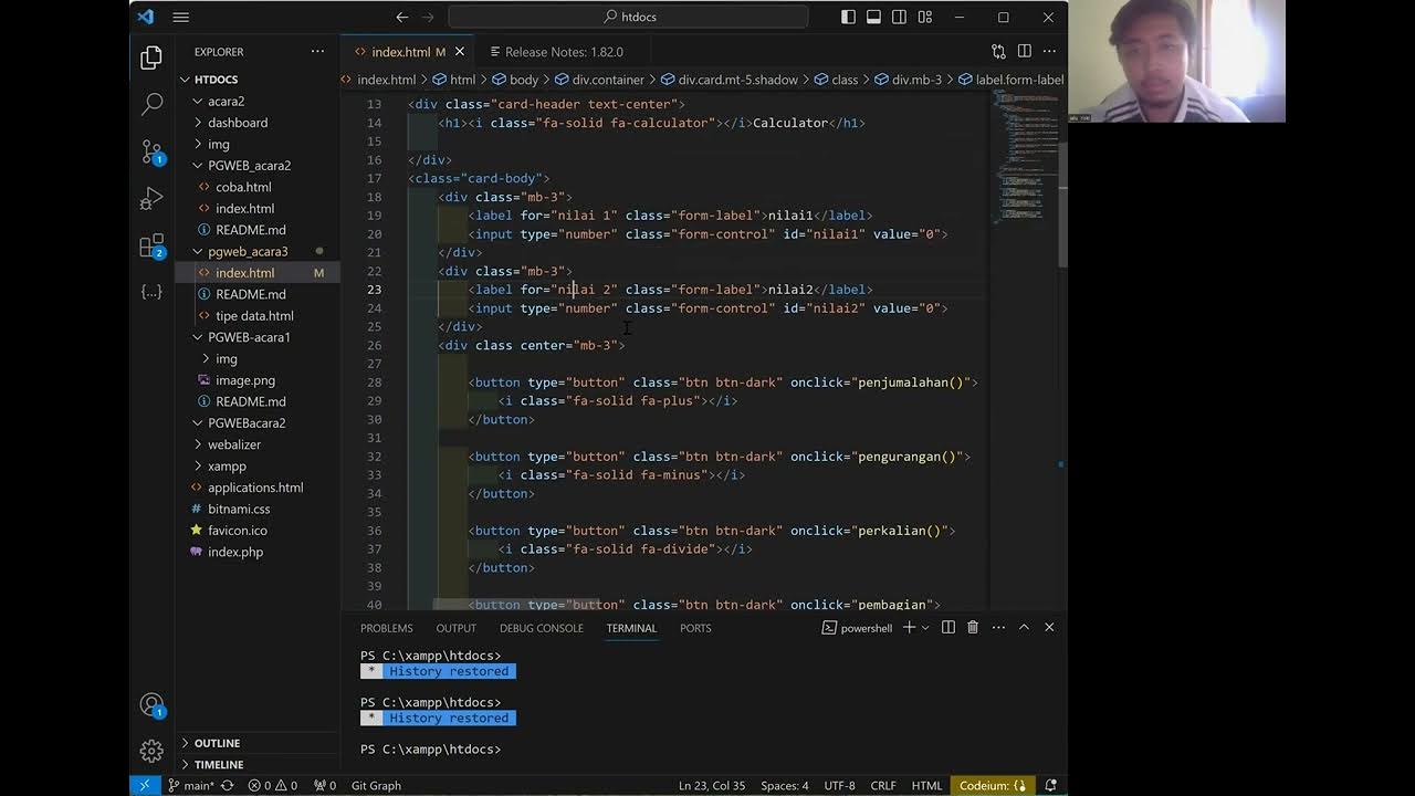 Acara 3 PGWEB JS - YouTube