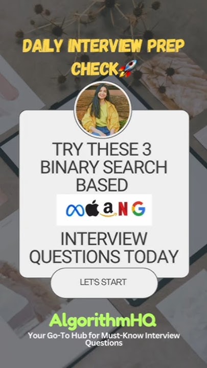 Daily Interview Prep Series Segment - 5 | Binary Search | Maang #daily #leetcode #interview # ...