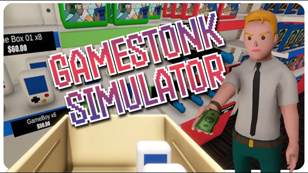 I OPENED A GAMESHOP! /// GAMESTONK SIMULATOR - YouTube