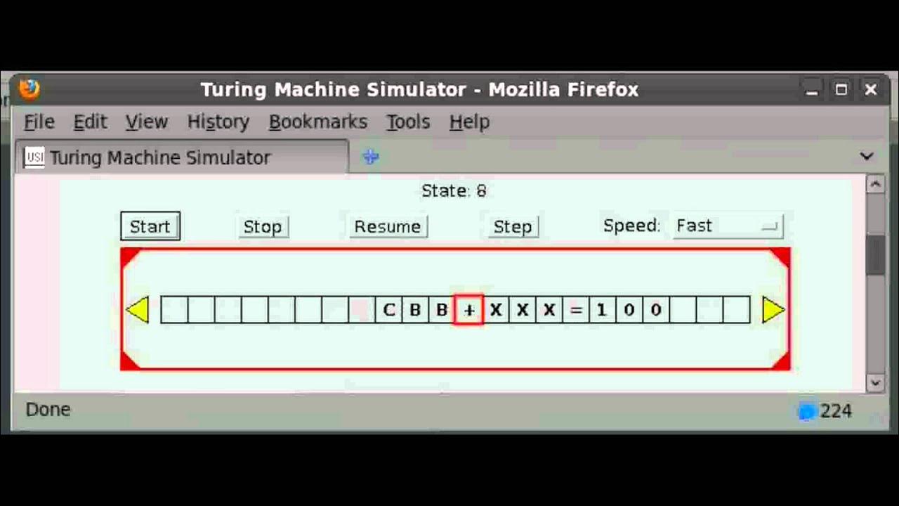Turing Machine - Binary Sum - YouTube