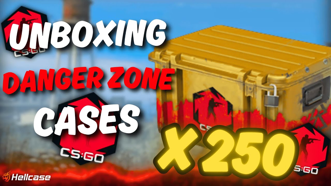 UNBOXING 250 DANGER ZONE CASES ON HELLCASE! ( HELLCASE PROMO CODE 2025 ...