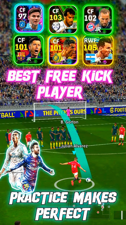 Efootball 25 || Best Free kick challenge 🔥😳#efootball #pes2021 #messi #ronaldo #shorts #freekick ...