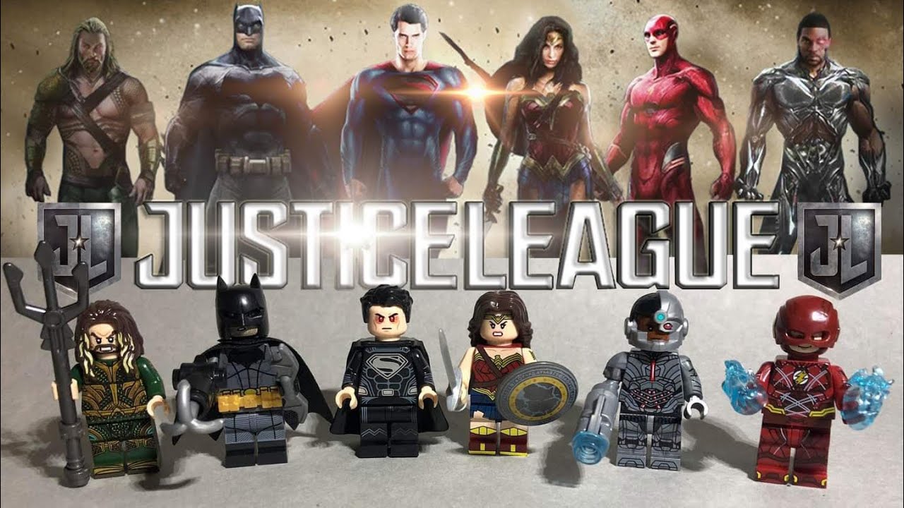 DC’s Justice League Superheroes Lego Minifigures (Unofficial Lego) # ...
