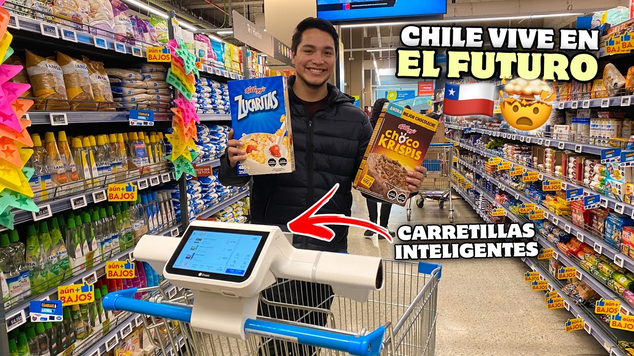 Así es el SUPERMERCADO más MODERNO de Latinoamérica 🇨🇱🛒 ¡Chile vive en ...