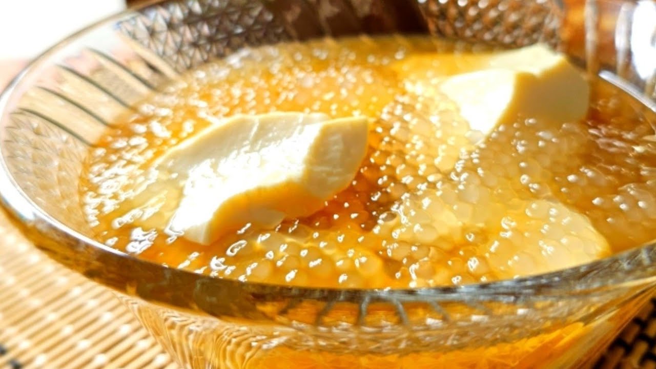 Homemade Taho|| Soft Silken Tofu With Tapioca Pearls And Sugar Syrup ...