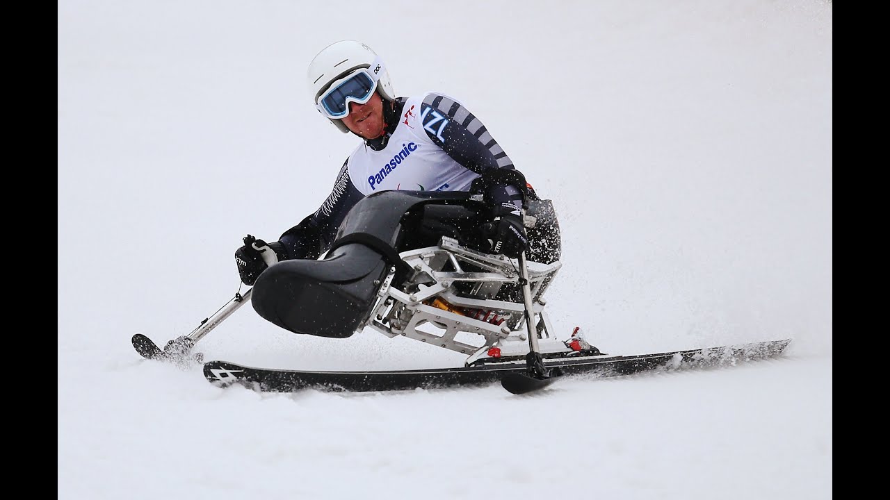 Corey Peters (1st run) | Men's slalom sitting | Alpine skiing | Sochi ...