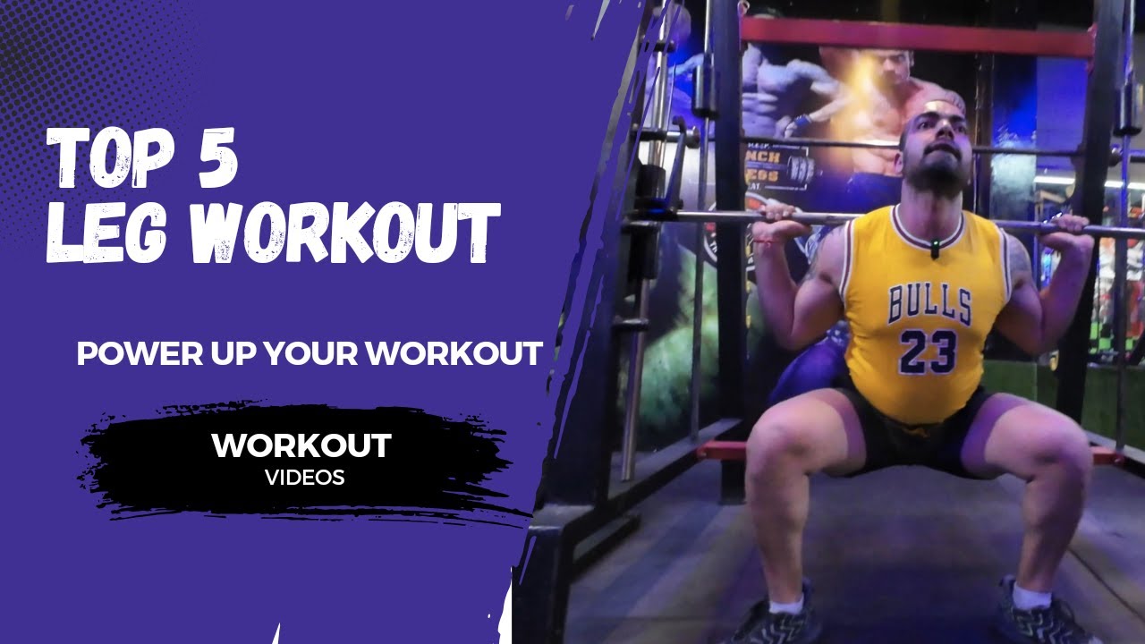 Leg Workout || My top 5 Leg workout exercise for Hammstring/inner thigh ...