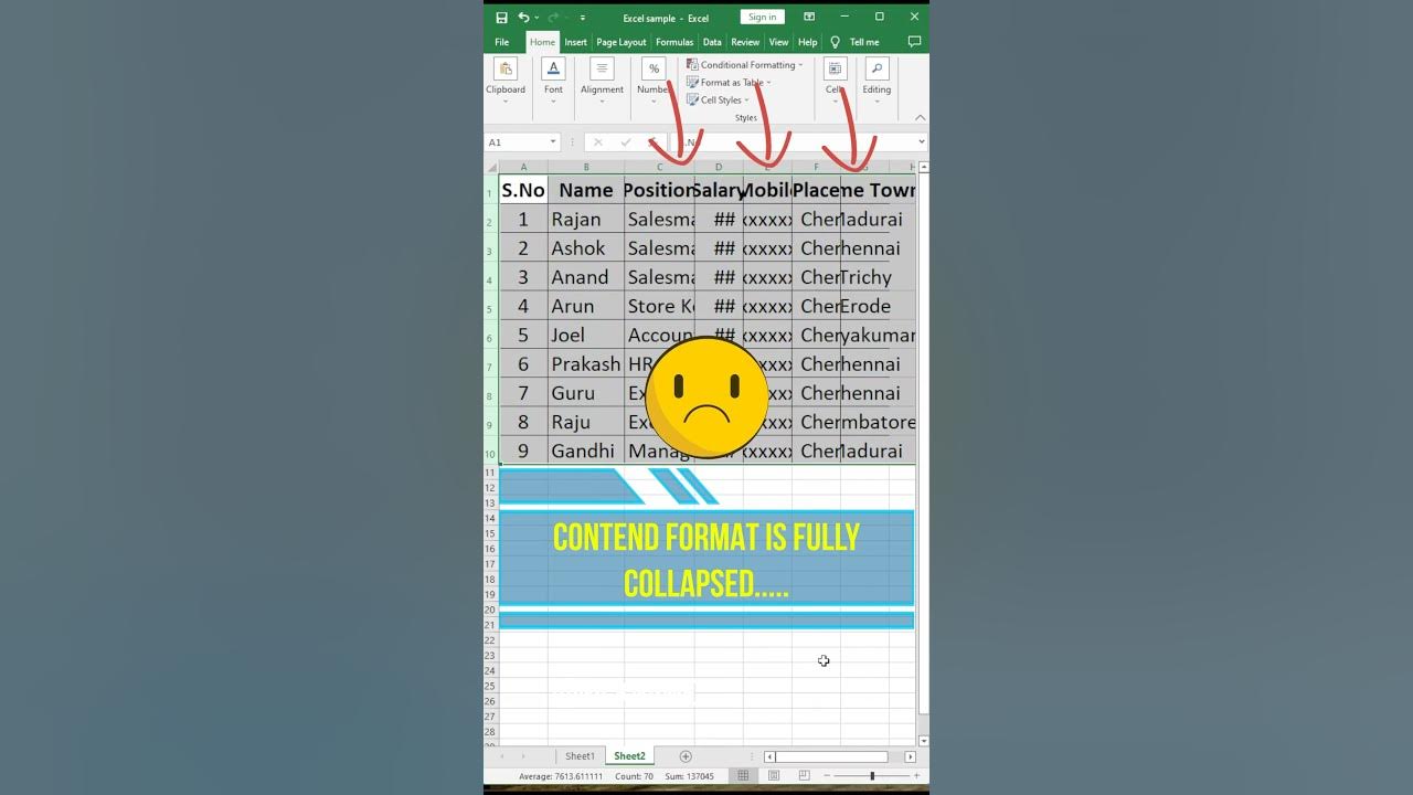 How to paste data with same format -Microsoft Excel Shortcut & Tricks #shorts #exceltips # ...