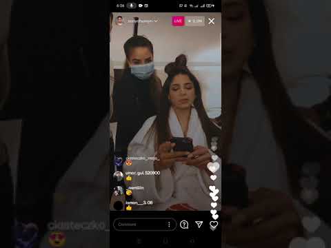 Soniya hussain live on instagram