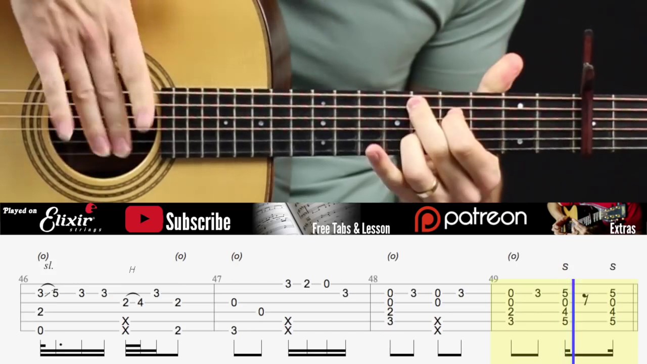[Guitar Finger Style] 7 Years - Lukas Graham - Guitar Tabs - Gareth ...