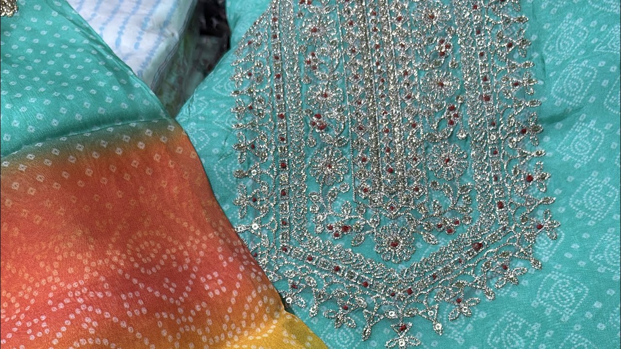Party wear suit, pure model silk new collection order now 9053358074 ...