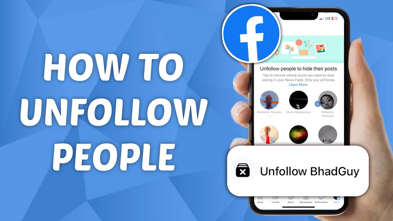 How to Unfollow People on Facebook - YouTube