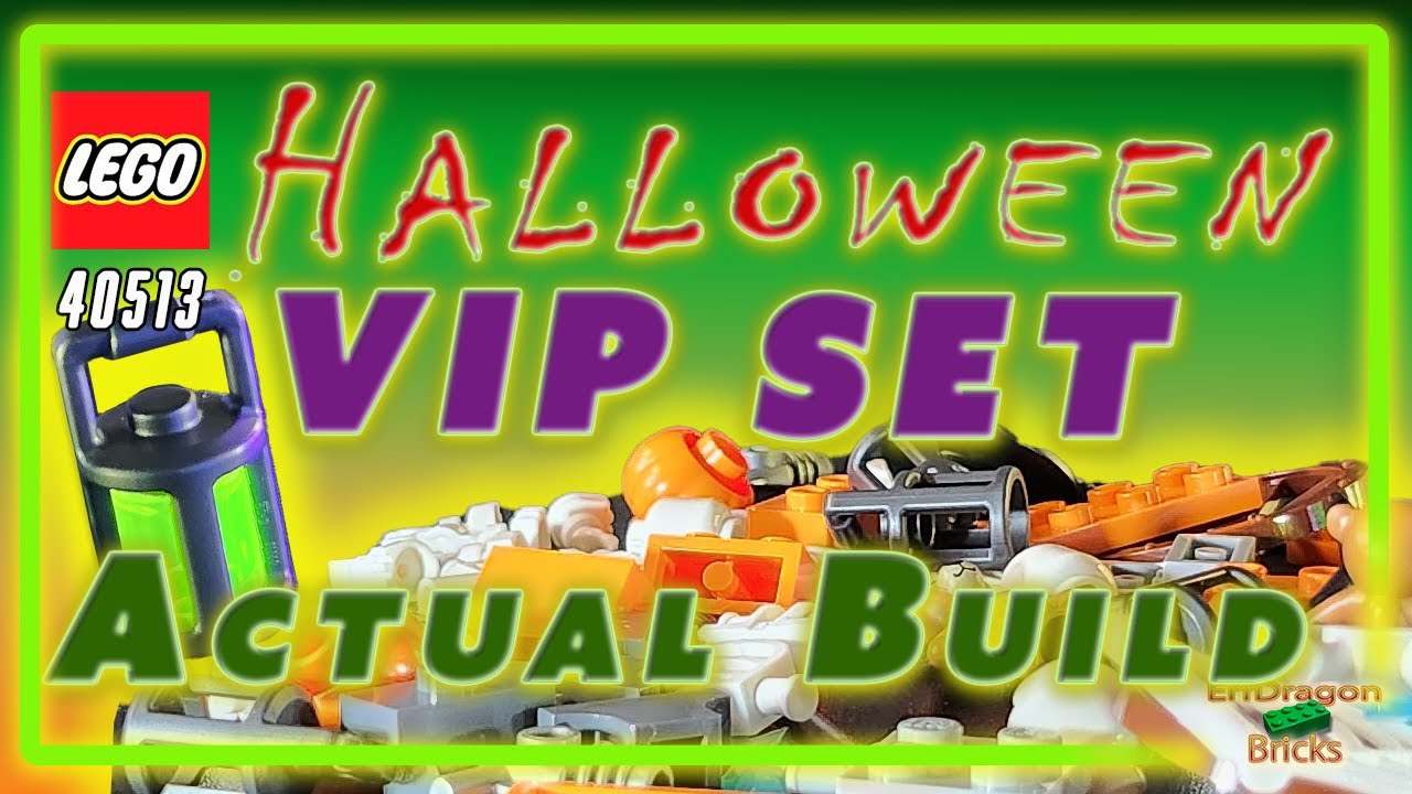LEGO VIP Halloween Set 40513 Actual Build - YouTube