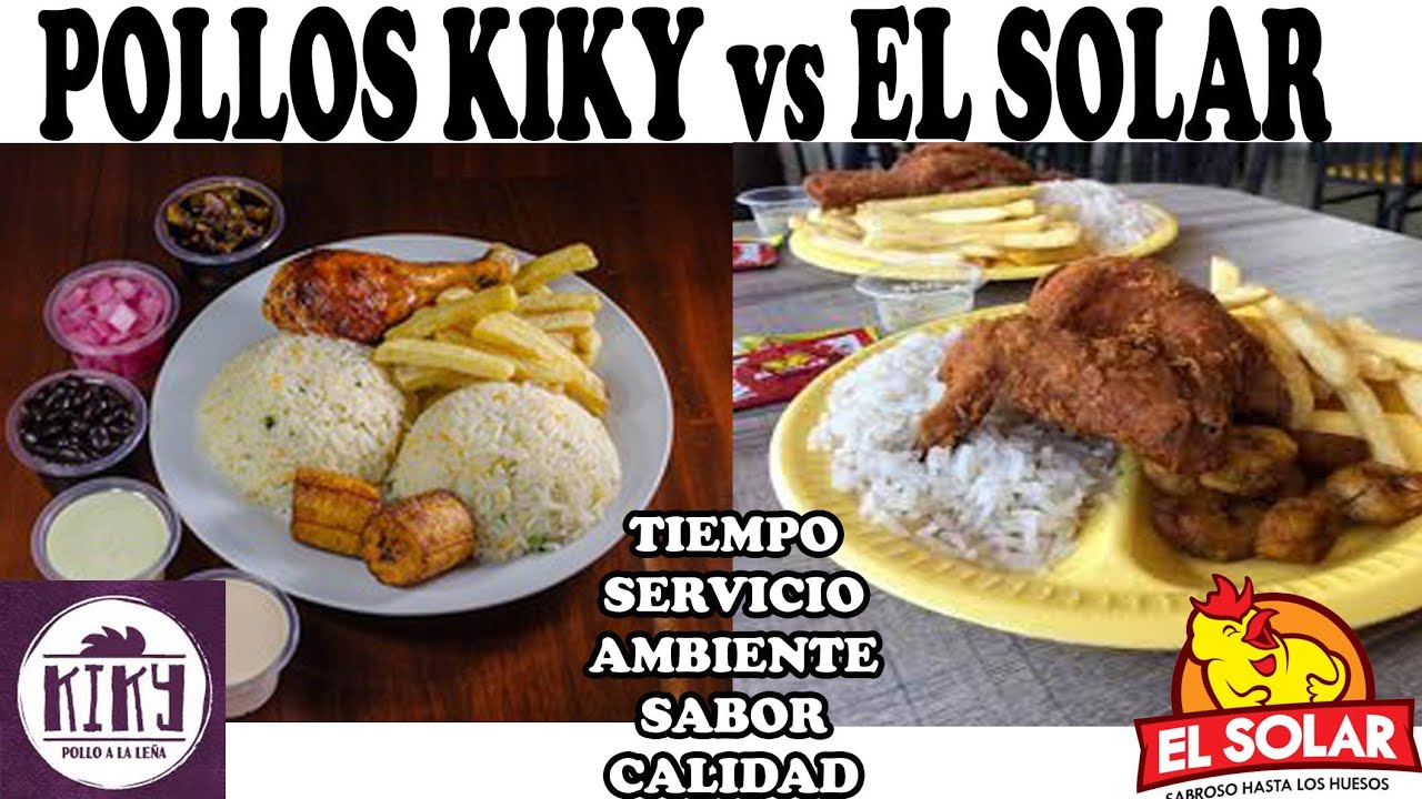 Pollos Kiky vs Pollo El Solar //¿Cuál es el MEJOR POLLO de BOLIVIA ...