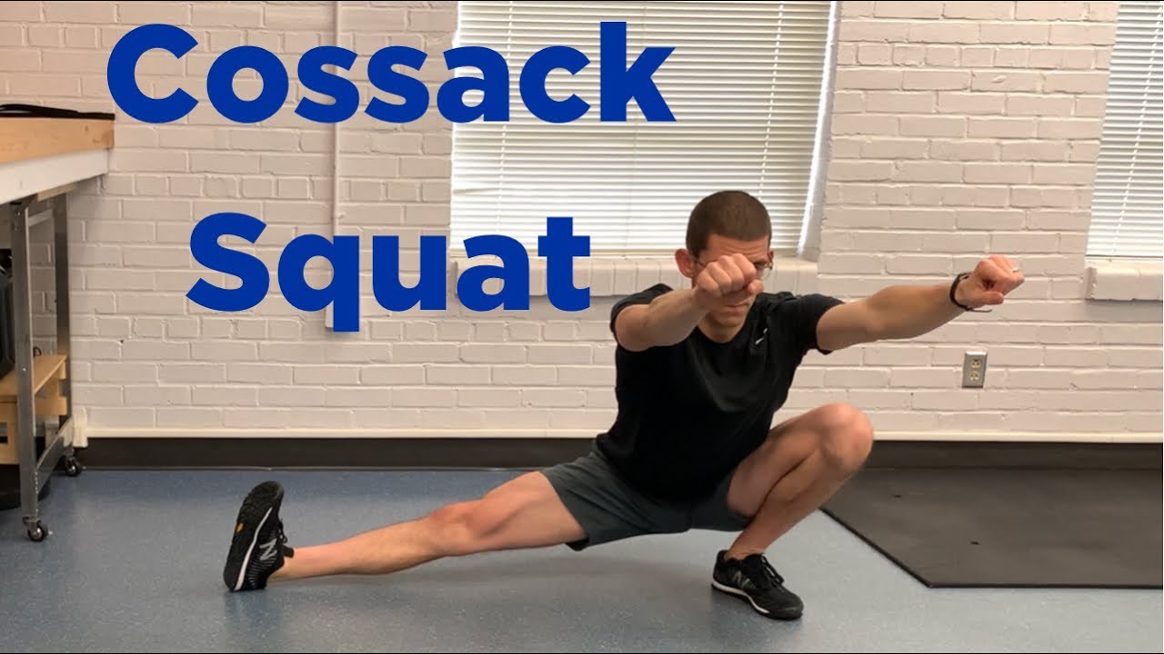 Cossack Squat Variations - YouTube