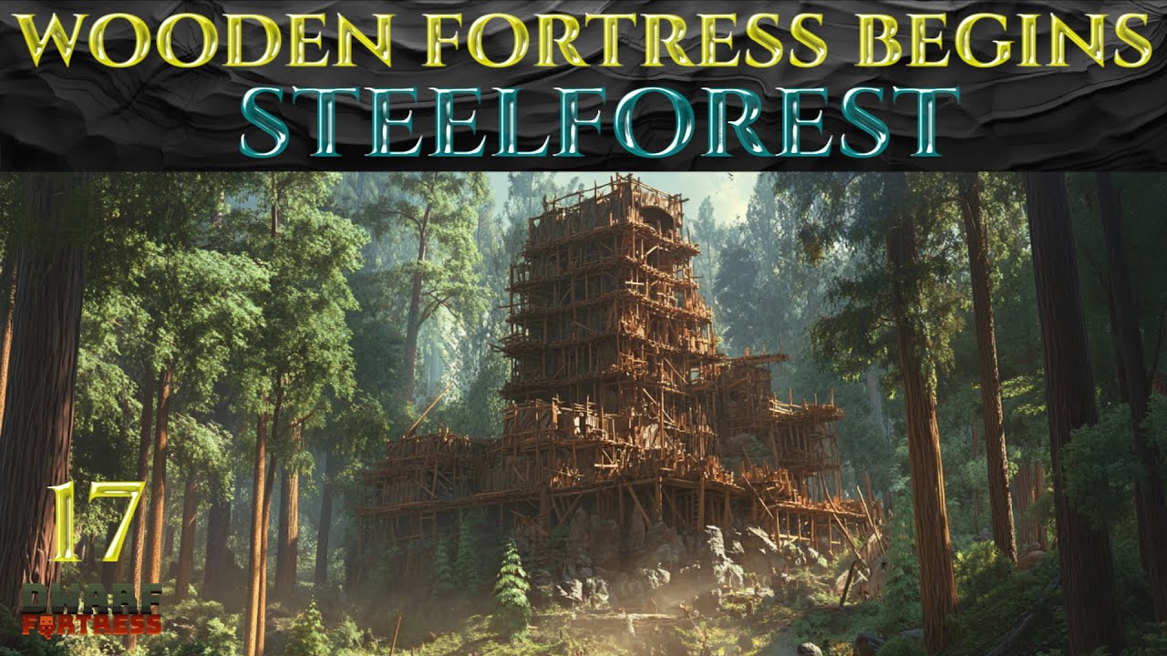 Wooden Fortress Begins Lets Play Dwarf Fortress Gameplay Ep 17 Youtube